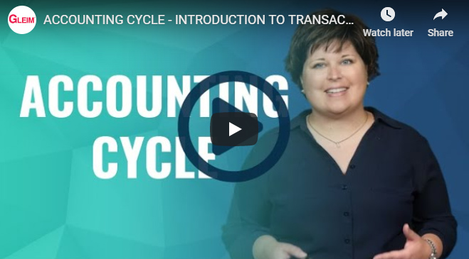 Basic Accounting Video Series - Gleim Exam Prep