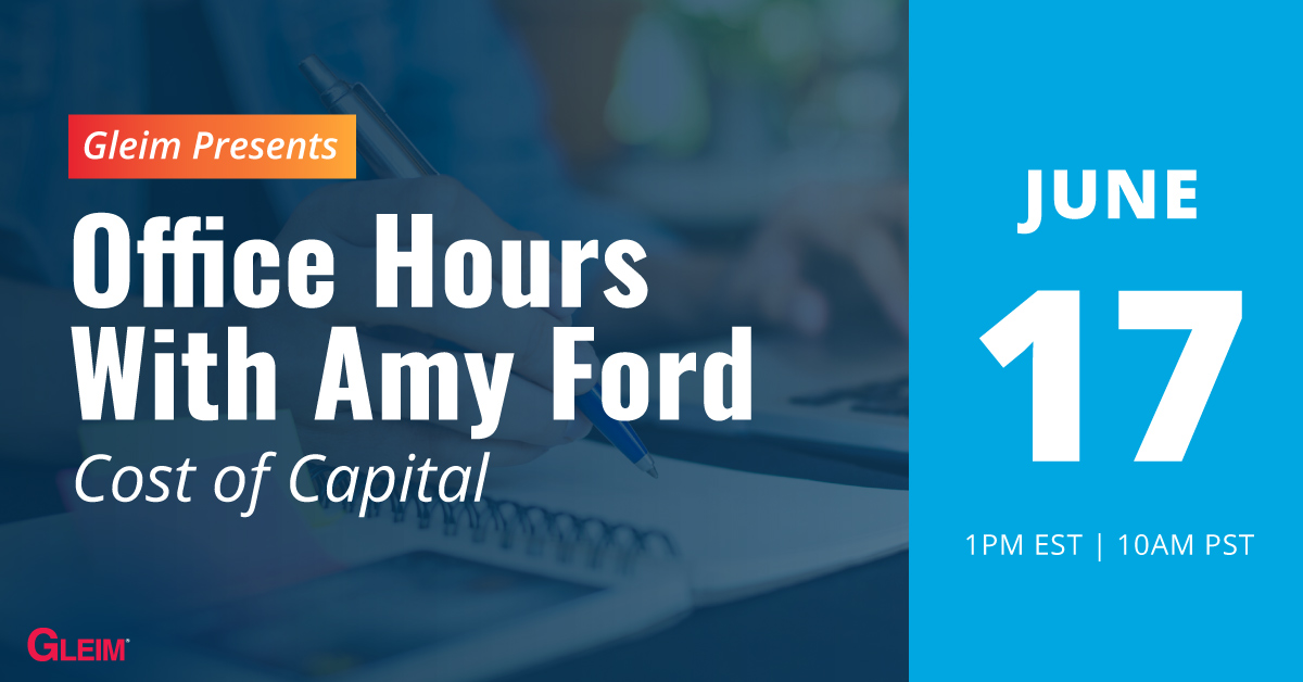 Office Hours Webinar Series with Amy Ford - Gleim Exam Prep