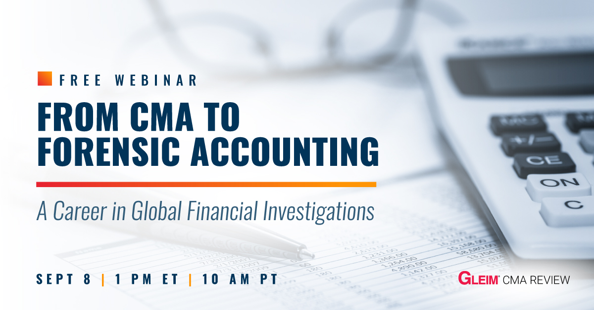 From CMA to forensic accounting: A career in global financial ...