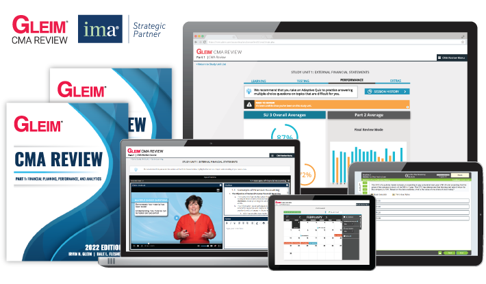 CMA Exam Review Products - Gleim Exam Prep