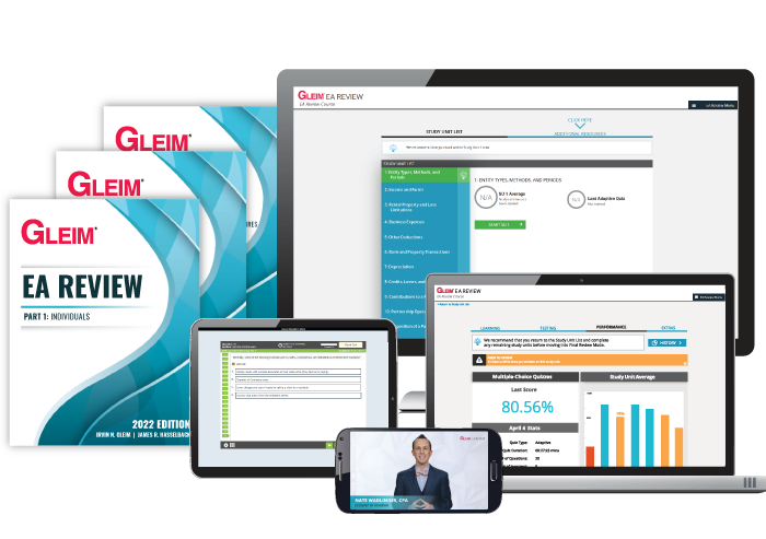 Shop Enrolled Agent Review Courses - Gleim Exam Prep
