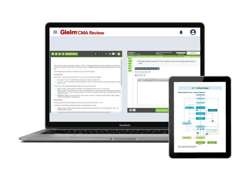 CMA Mega Test Bank Edition - Gleim Exam Prep