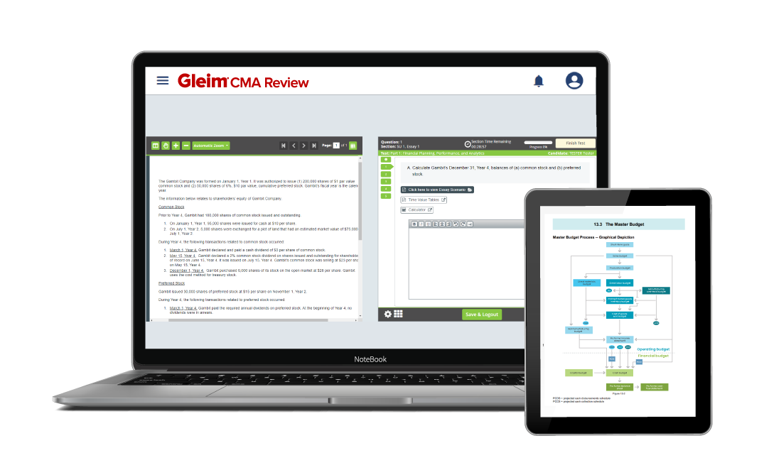 CMA Exam Review Products - Gleim Exam Prep