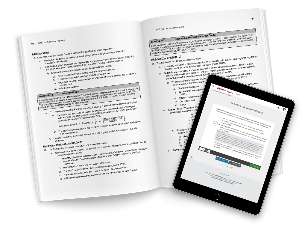 Enrolled Agent Exam Prep Course - Gleim Exam Prep